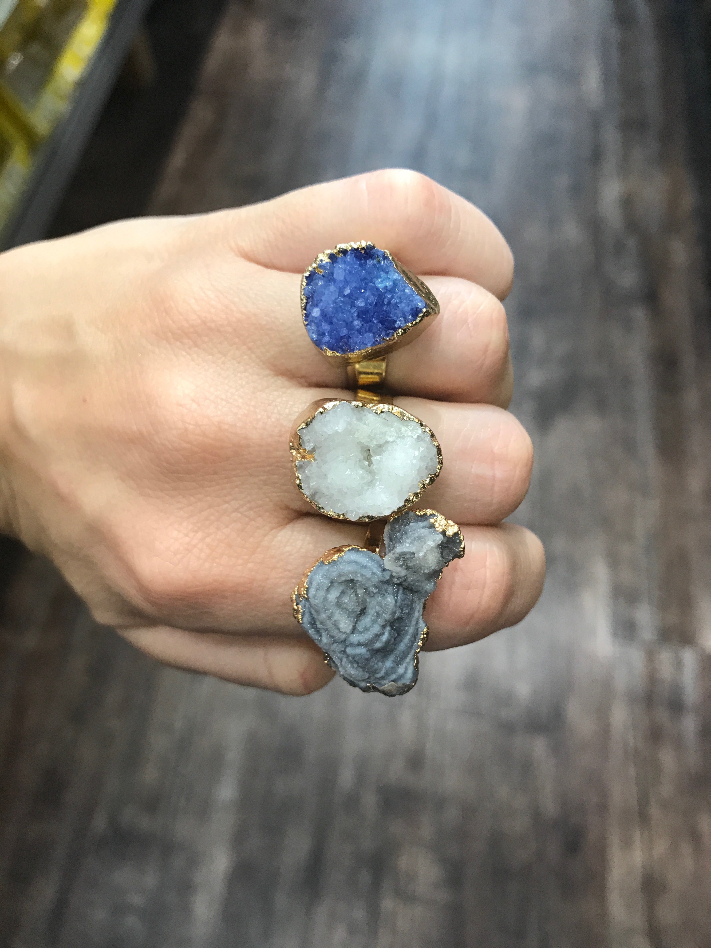 Zen Crystal Rings – Jewel Candy