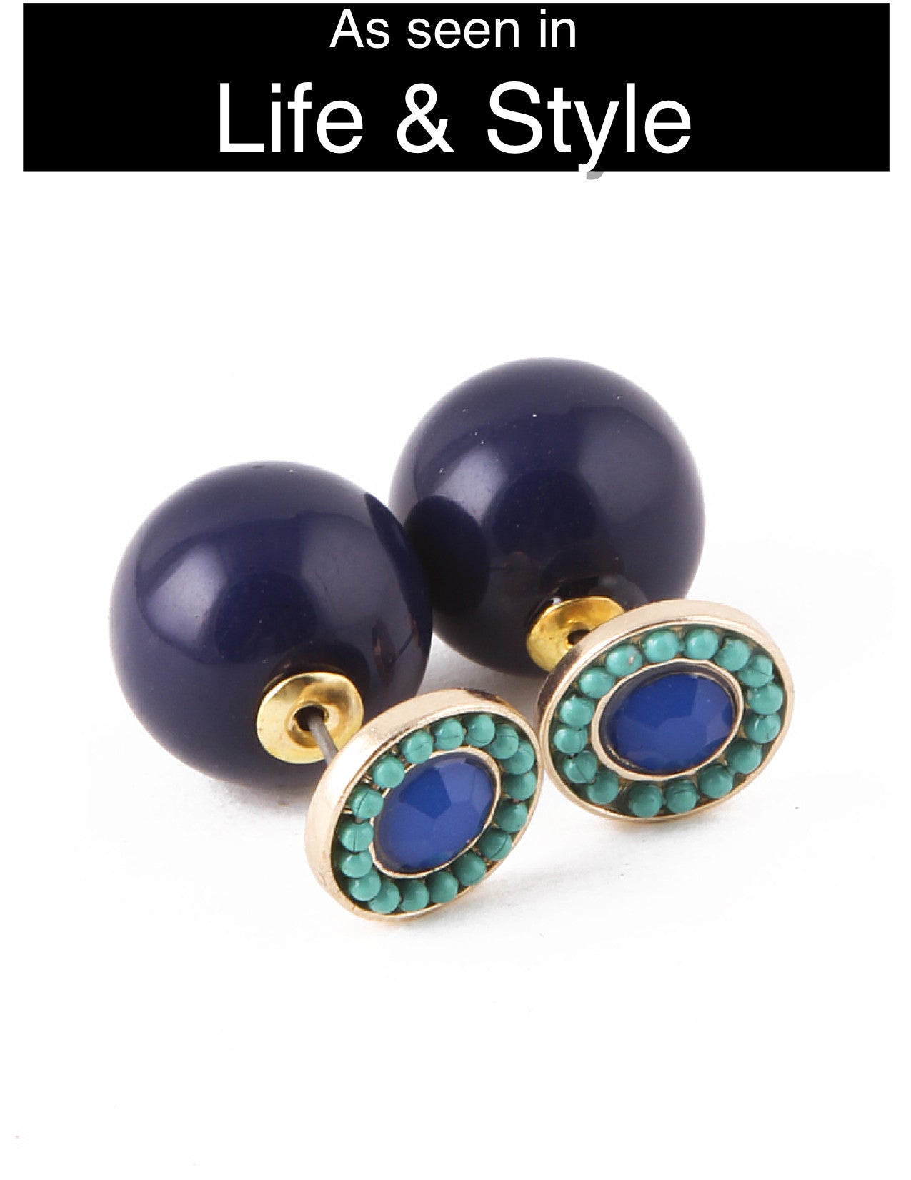Double Sided Earrings 360 Earrings – Jewel Candy